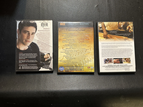 Music DVD - Lot of 3 - Classical Rewind, Note by Note, Mario Frangoulis ...