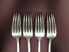 Silverplate Adam Pattern Forks 7 1/4" Monogram T Set of 4 Community ...