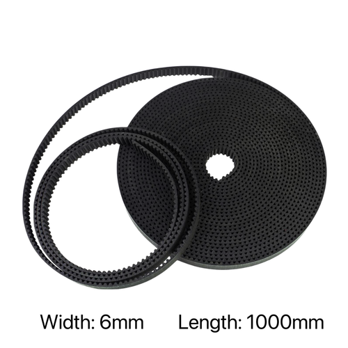 Width 6mm GT2 Timing Belt Open End Pitch 2mm For CNC 3D Printer 1000mm ...