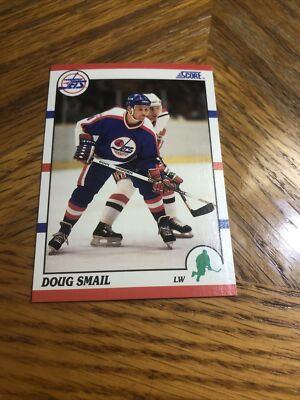 1990-91 Score Hockey Card Doug Smail Winnipeg Jets #196 Set Break | eBay