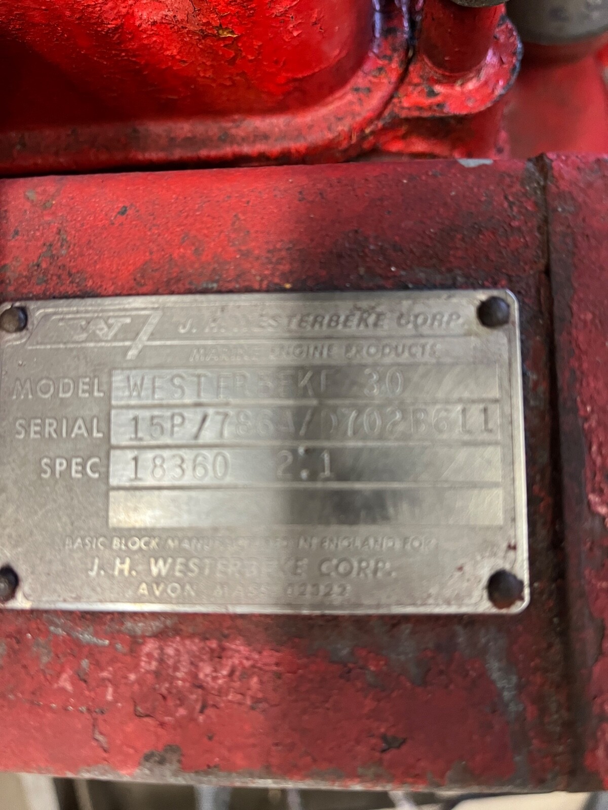 Westerbeke 30 Marine Diesel Engine with Transmission Gear | eBay