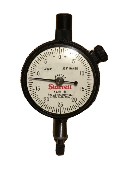 Tramming Gage 2 Starrett Dial Indicator Gauge 81-131 Machinist Made ...