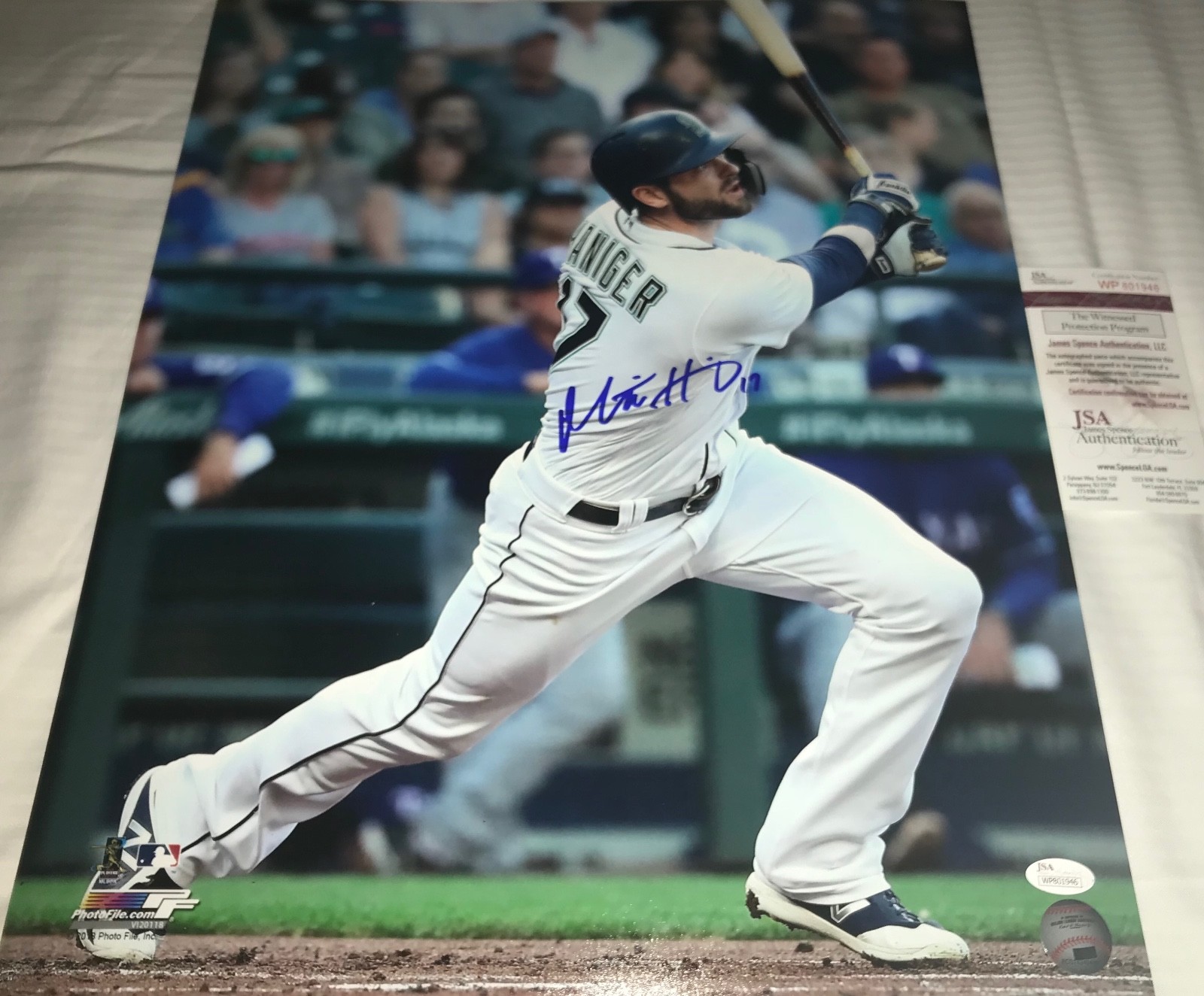 Mitch Haniger Seattle Mariners Autographed Signed 16x20 Photo JSA ...