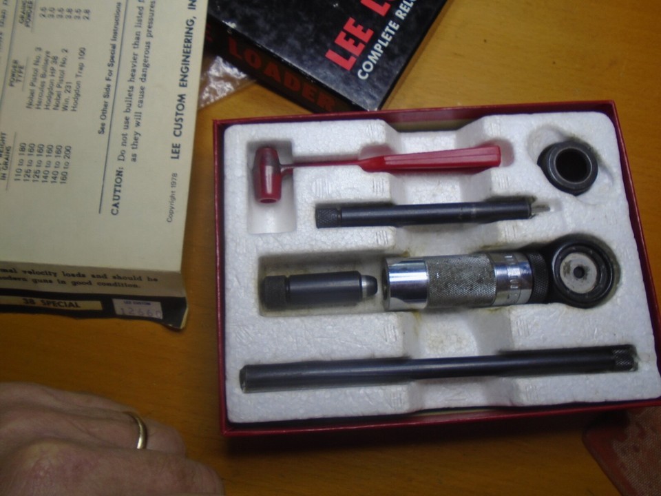 Lee Loader 38 Special Reloader Hand Press | eBay