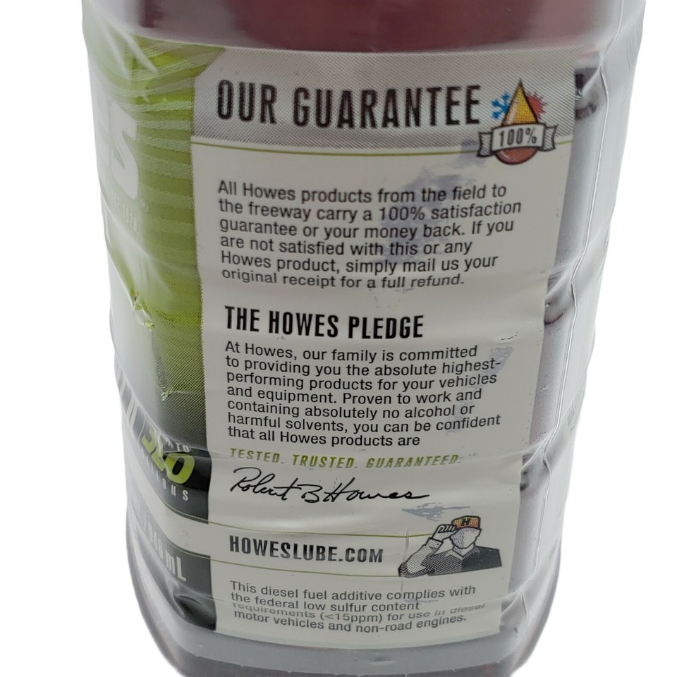6 PACK HOWES LUBRICATOR DIESEL 32oz Meaner Power Cleaner Fuel ...