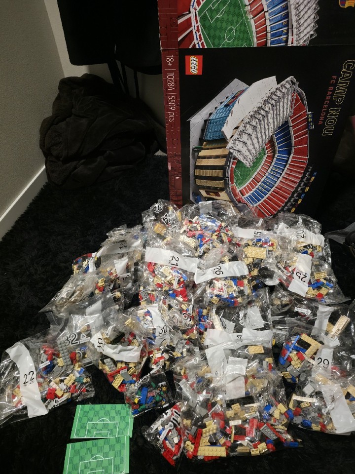 LEGO Camp Nou FC Barcelona 10284 Complete Set 5509 Pieces Box ...