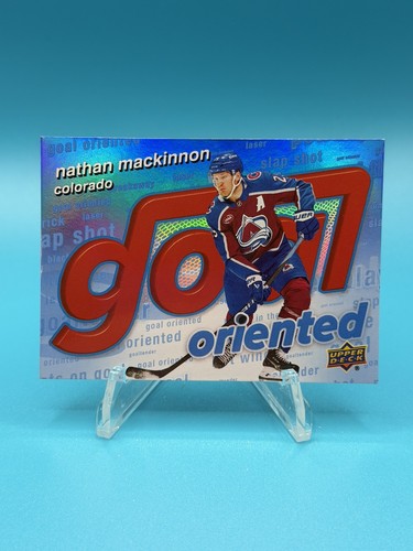 2025-26 Upper Deck Series 1 Goal Oriented GO-7 Nathan MacKinnon ...
