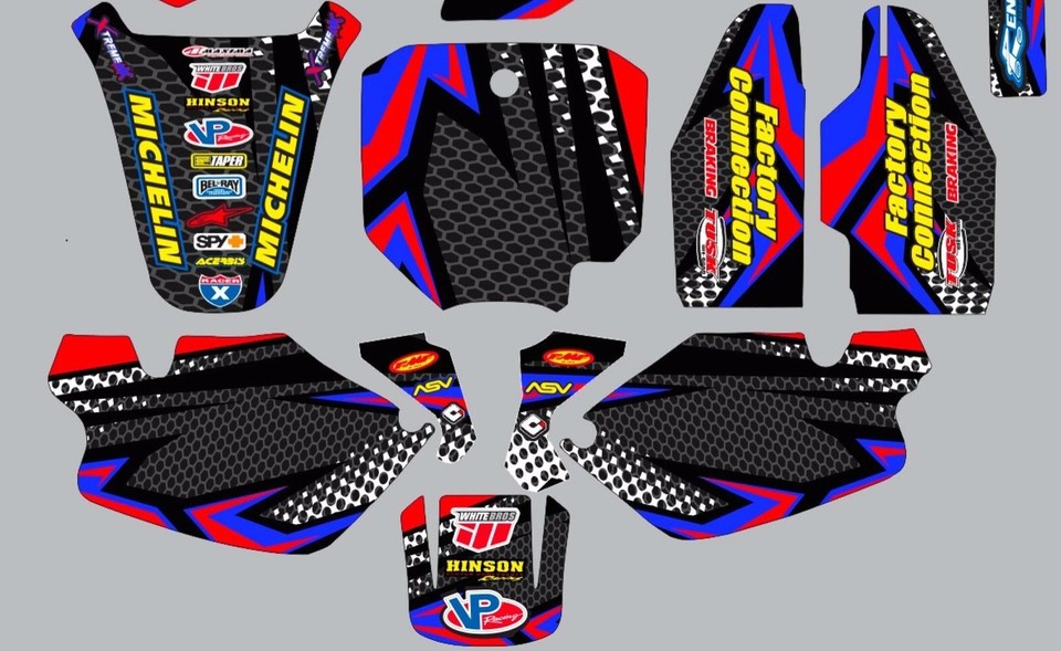 Graphic Kit for 1996-2002 Honda CR80 CR 80 Decals logo sticker | eBay