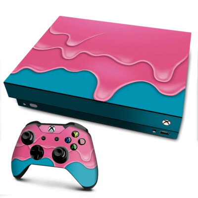 Xbox One X Console Skins Decal Wrap ONLY Dripping Ice Cream Drips | eBay