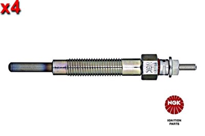 NGK 4x Glow Plug For HYUNDAI H100 MITSUBISHI Colt II III L 200 82-00 ...