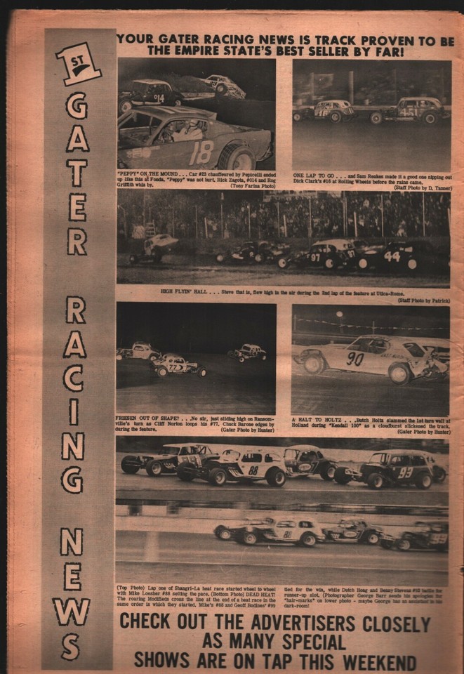 Gater Racing Photo News Jul 1970 Youngsters Compete for Utica-Rome ...