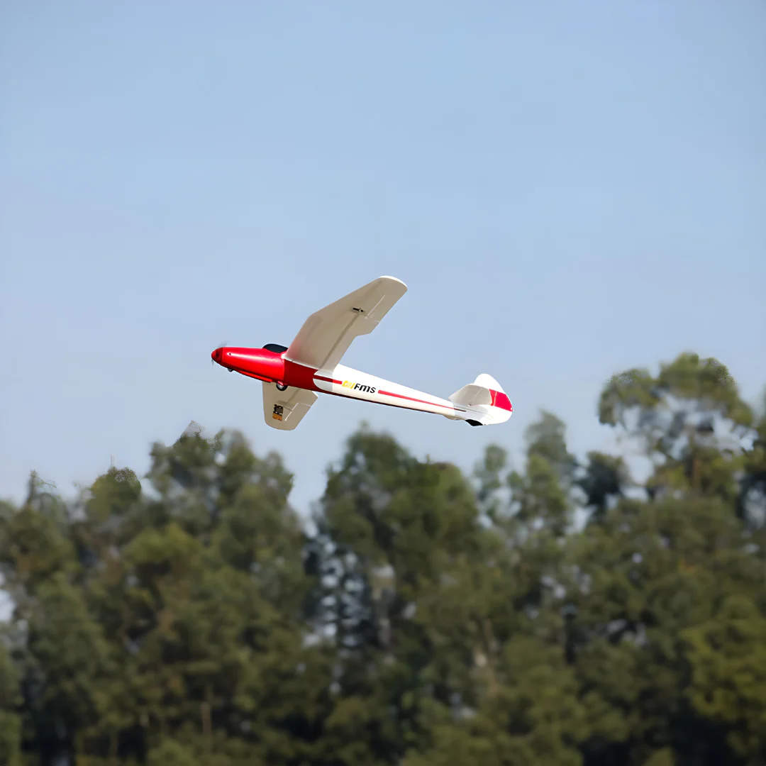 FMS Moa 1500mm RTF RC Glider Mode 1 W/ Reflex V2 (White) FMS071R-M1 | eBay