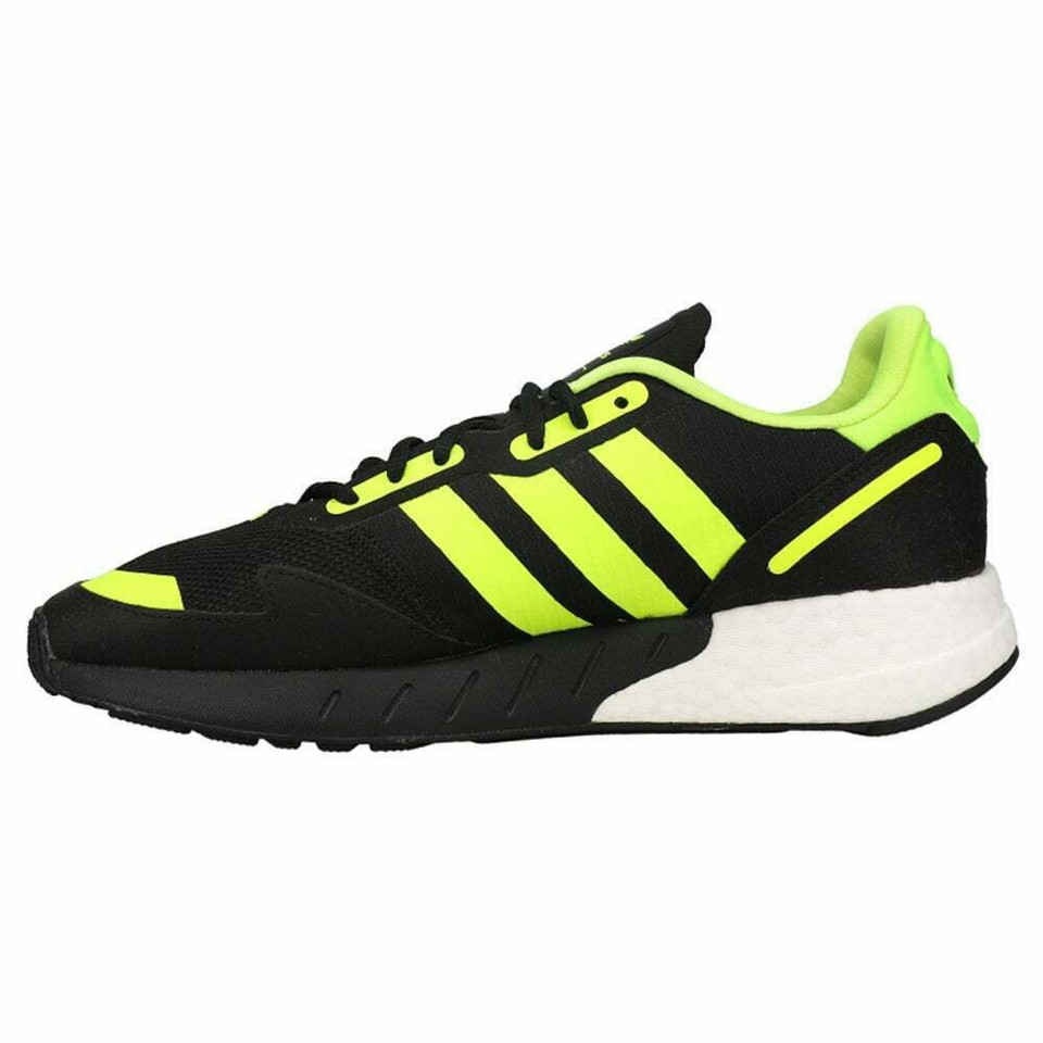 ADIDAS ZX 1K BOOST SNEAKERS TRAINERS SPORT MEN SHOES BLACK/YELLOW SIZE ...