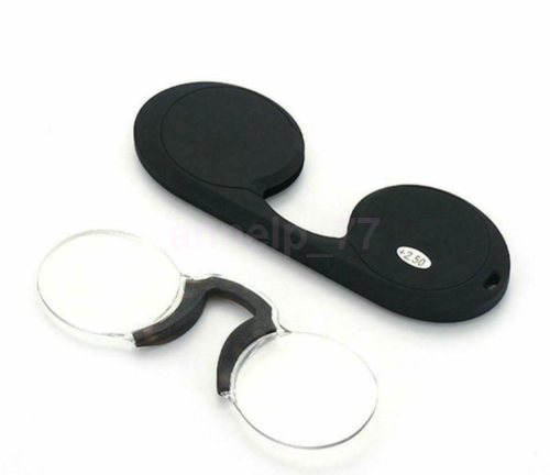 Frameless Nose Clip Optics Ultra Thin Reading Glasses Mini Portable ...