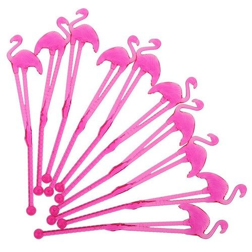 10 pièces Hawaii Flamingo Cocktail Milk Coffee Agitant Sticks Party | eBay