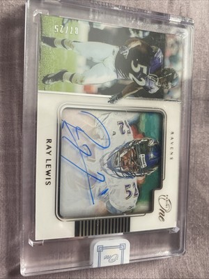 Ray Lewis Auto /25 Panini One Rare | eBay