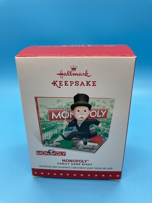 Hallmark Monopoly Game Ornament 2015 2nd Family Game Night Series 3D | eBay