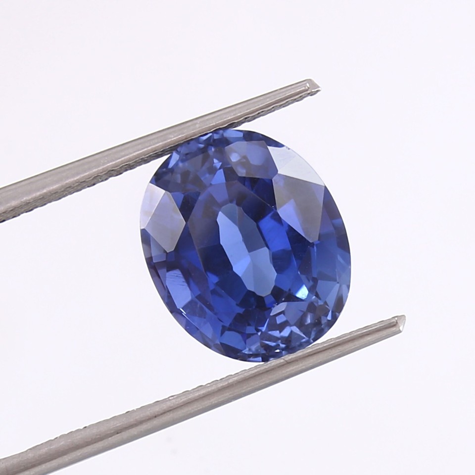 AAA 10x8 MM Ravishing Farbe Natürlich Ceylon Blau Saphir Oval Lose ...