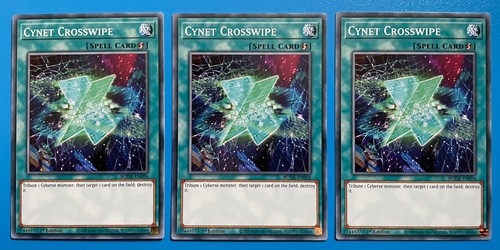 3 Card Playset BODE-EN096 Cynet Crosswipe 1st Edition YuGiOh | eBay