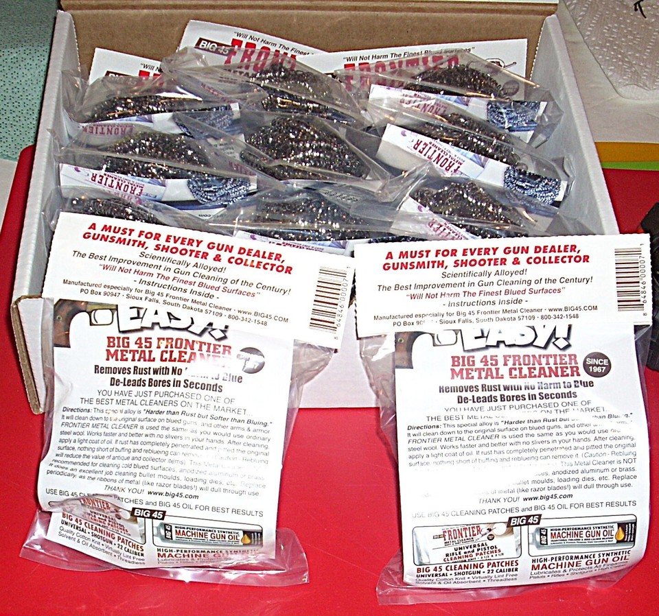 Big 45 Frontier Metal-Bore Cleaner Pads | eBay