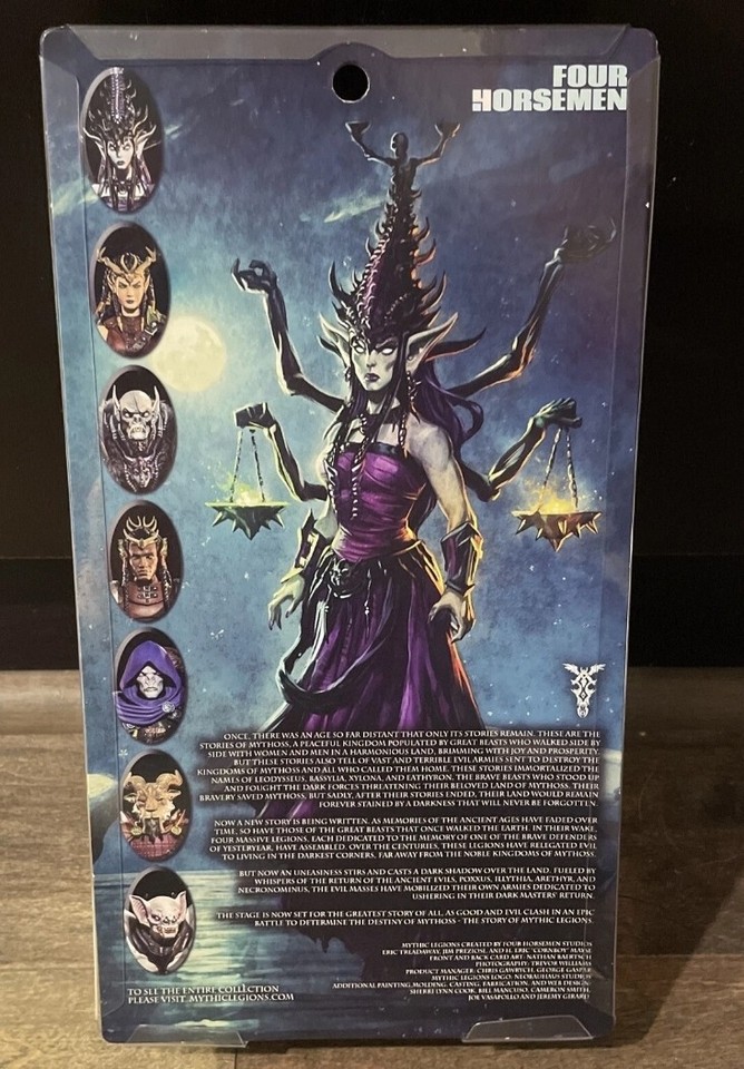 Four Horsemen Mythic Legions KROTOS Figure Illythia Xylona Fourhorsemen ...