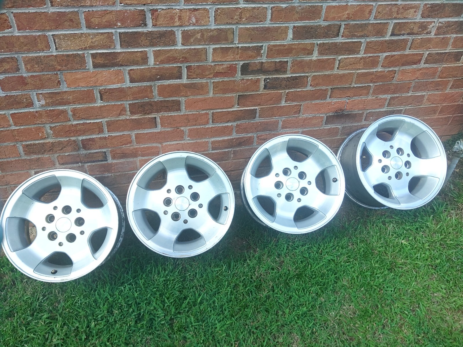 SET OF FOUR 15" JEEP WRANGLER RUBICON TJ YJ 5X4.5 OEM WHEELS RIMS ...