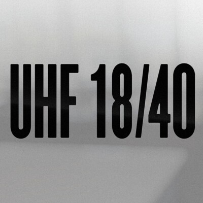 UHF 18/40 Sticker 200mm caravan boat radio cb vinyl decal | eBay Australia