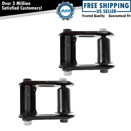 Leaf Spring Shackle Rear LH & RH Pair Set for Chevy Blazer S10 GMC ...