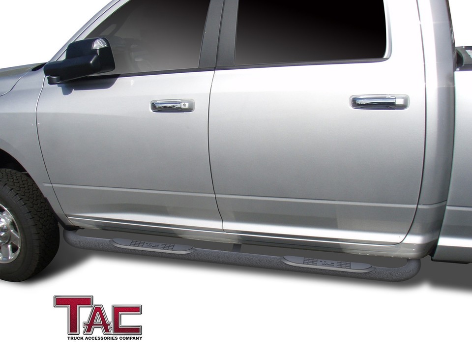 For 2009-2018 Dodge Ram 1500 Crew Cab 3" Texture Side Step Rails ...