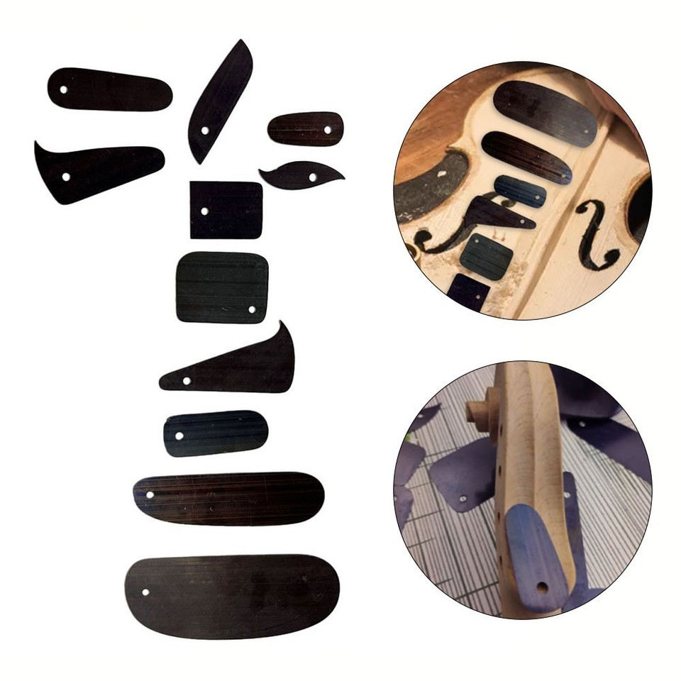 Violin Cello Making Luthier Tools 11PCS Various Function Scrapering ...