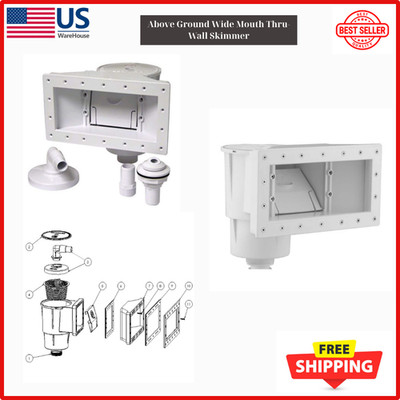 HAYWARD |SP1091WM| Above Ground Wide Mouth Thru-Wall Skimmer | eBay