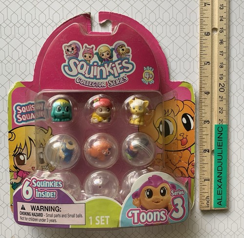 Squinkies Collector Series ‘TOONS Series 3 2010 Blip Toys 1 Set w/6 ...