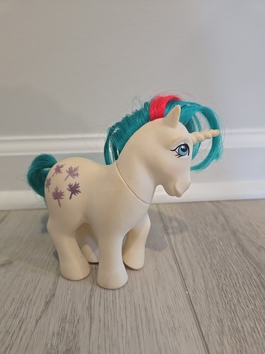 Vintage My Little Pony 1984 G1 Gusty Maple Leaf Unicorn MLP | eBay