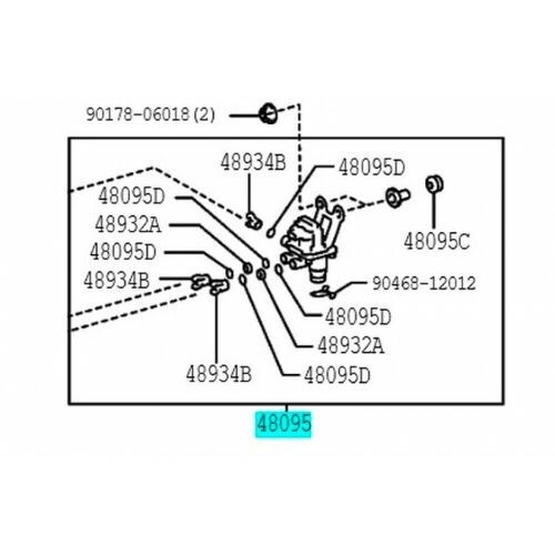 Toyota 48095-30060 Valve sub-assy, height control, no.1 4809530060, New ...