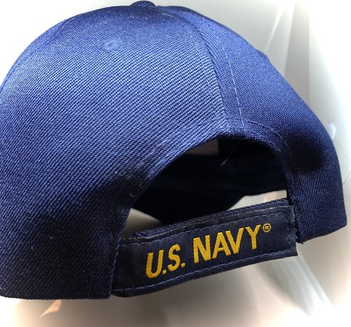 New Blue US Navy PO3 Petty Officer 3rd Third Class Hat Ball Cap Veteran ...