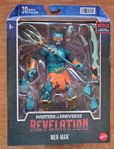 Mer-Man MASTERS OF THE UNIVERSE Masterverse Wave 4 Revelation Merman ...
