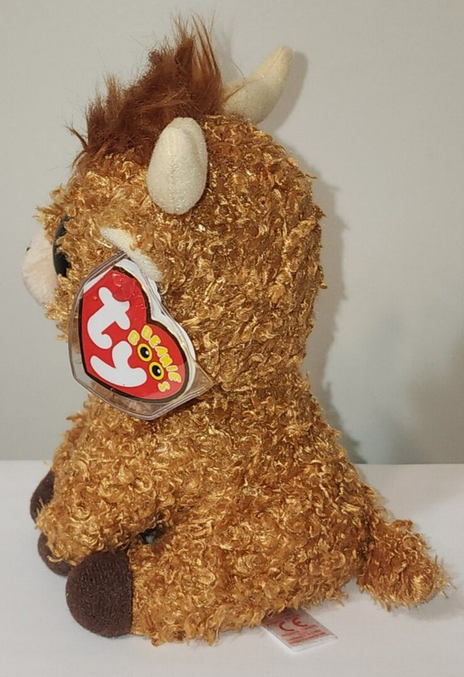 Ty Beanie Boos 2025 ALFIE the Highland Brown Cow 6" NEW MWMTs Plush ...
