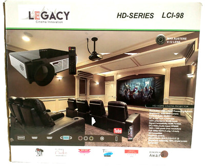 Legacy Cinema Innovation LCI-98 1080P 4k 3D LED HD Home Theater ...