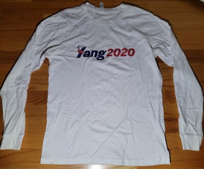 Andrew Yang 2020 Political Election Long Sleeve Shirt Adult Medium | eBay