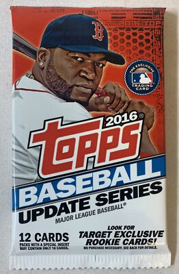 2016 Topps Update baseball SEALED PACK ~ 12 cards Target Exclusive | eBay