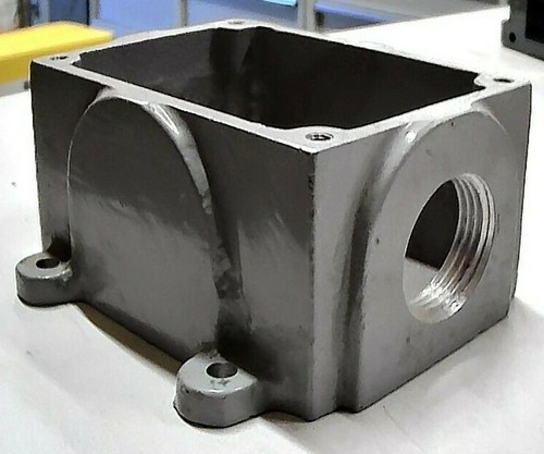 MELTRIC MB3 METAL JUNCTION BOX PAINTED CAST ALUMINUM 22 CU IN *FREE ...