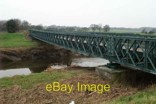 Photo 6x4 Red Bridge Sollom A Bailey Bridge over the River Douglas. It ...