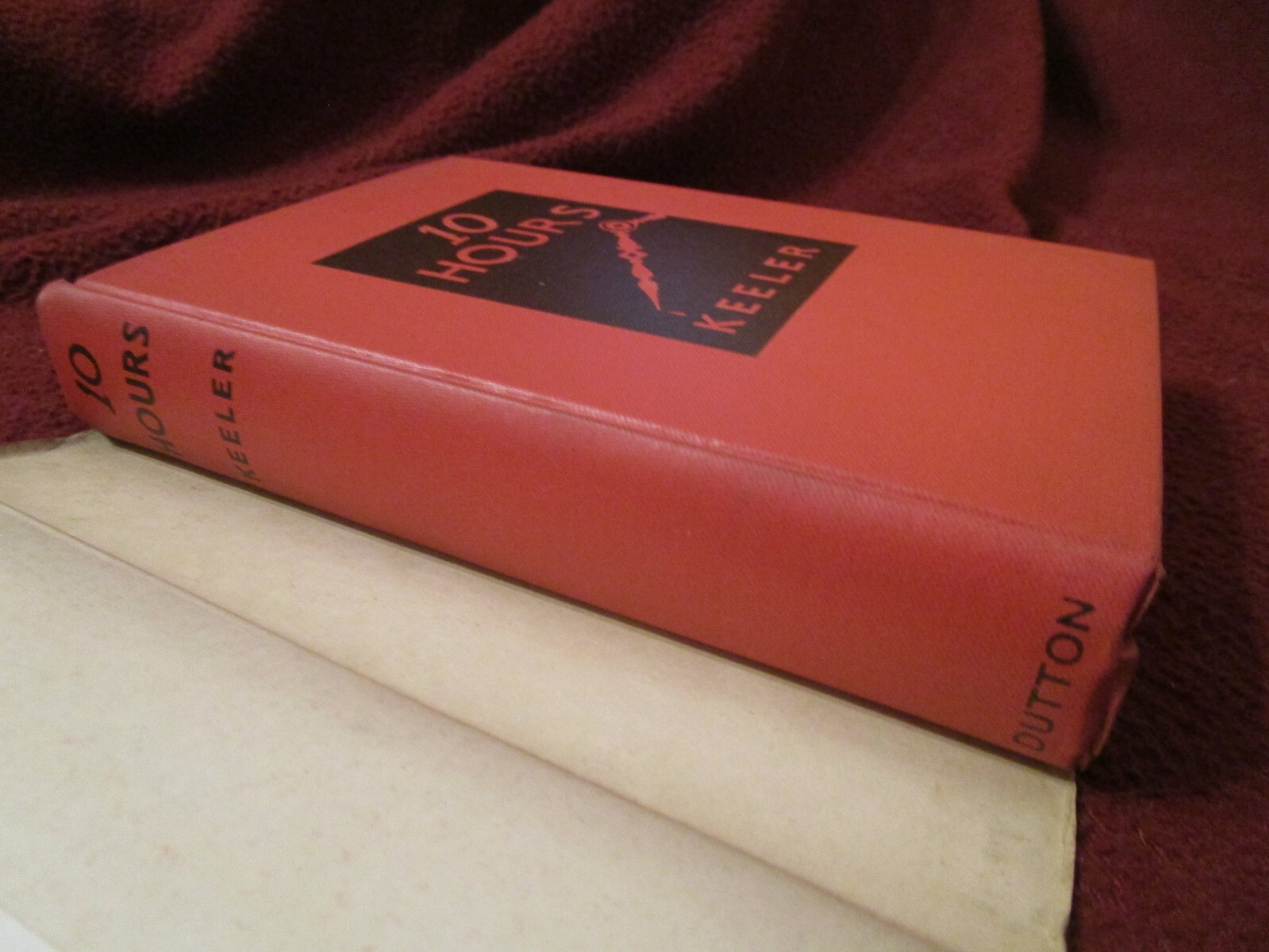 10 Hours by Harry Stephen Keeler (1937, HC) first print rare mystery ...