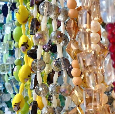 19x Glass Crystal bead strands beading lots jewelry making lot Quality ...