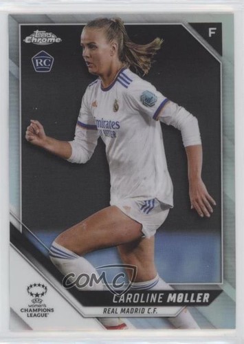 2021-22 Chrome UEFA Women's Champions League Refractor Caroline Moller ...