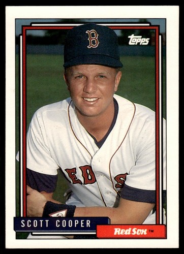 1992 TOPPS SCOTT COOPER #488 BOSTON RED SOX 2116 | eBay