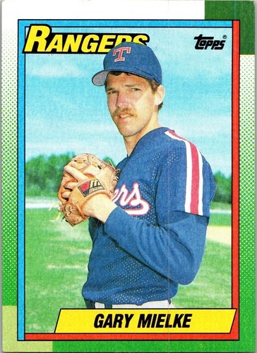 1990 Gary Mielke Rangers 221 Topps Baseball Sports Trading Card | eBay