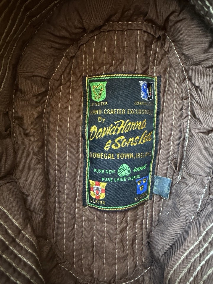David Hanna & Sons Donegal Hats. Made in Ireland. Lot of 2! Both Size 7 ...
