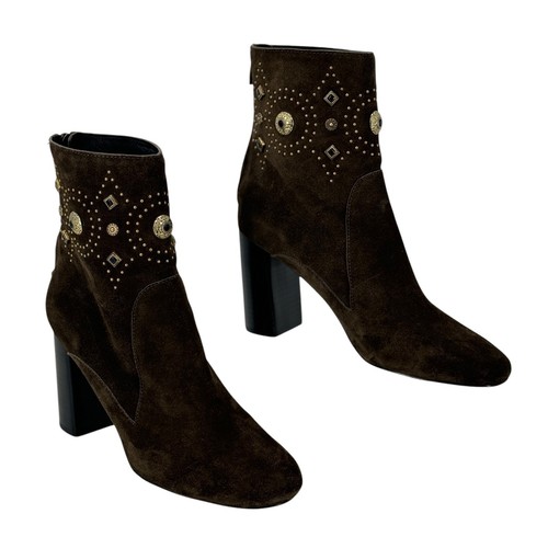 Sigerson Morrison Sheyla Boots Women's SZ 9 Studded Suede Boho Western ...