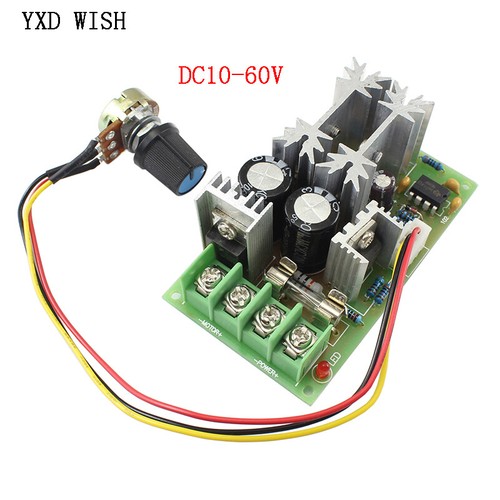 20A Universal DC 10-60V PWM HHO RC Motor Speed Regulator Controller ...